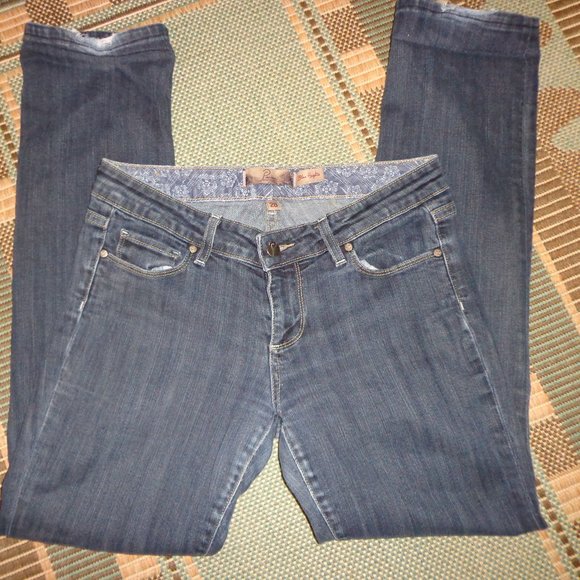 PAIGE | Jeans | Paige Blue Heights Jeans 28 Premium Denim Low Rise ...